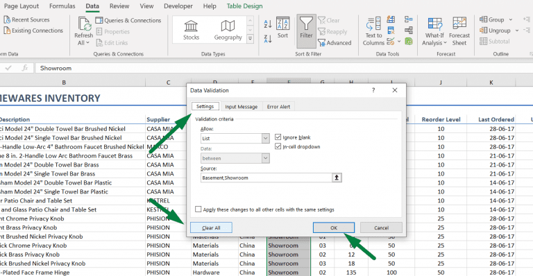How To Delete Drop Down List In Excel 3 Easy Steps