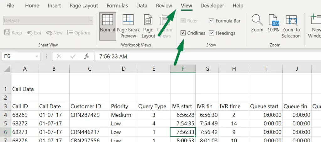 How To Show Gridlines In Excel With 3 Shortcuts