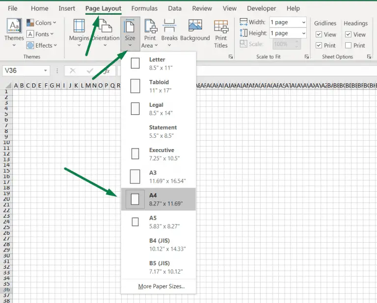 How To Make Graph Paper In Excel 7 Easy Steps