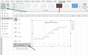 How to Add Sigmoidal Trendline in Excel (2 Simple Steps)
