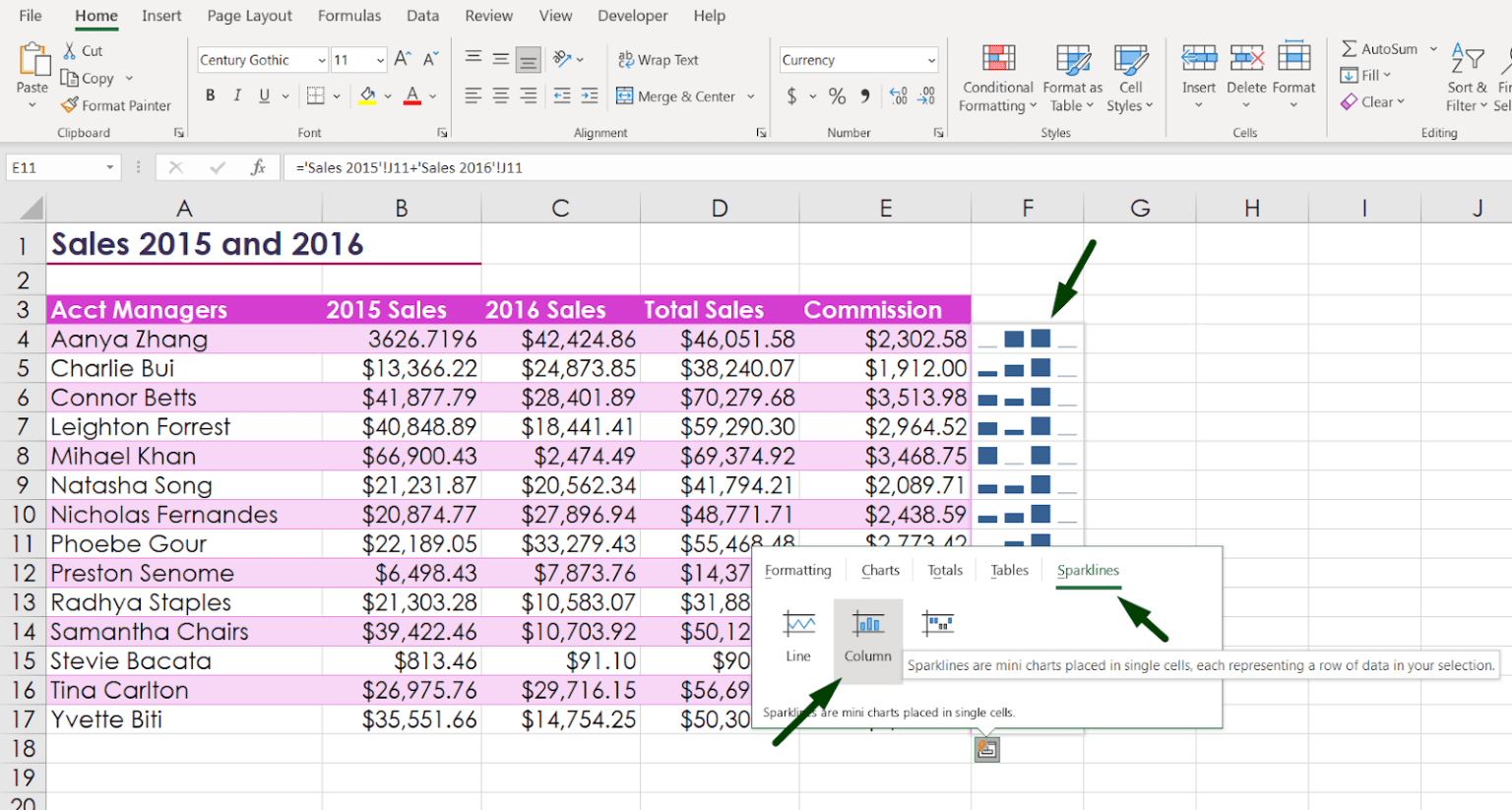 How to use quick analysis tool in Excel | Analytics Empire