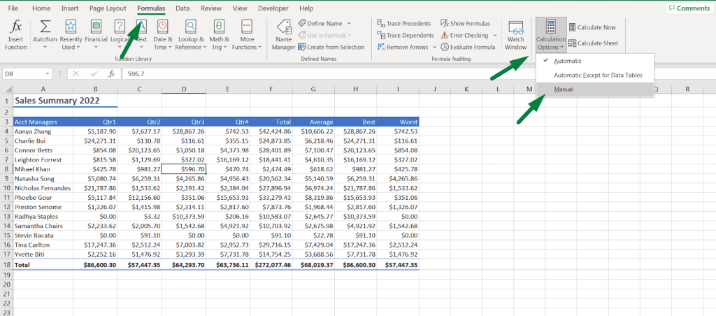 How to stop Excel from calculating | Analytics Empire
