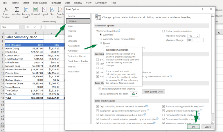 How to stop Excel from calculating | Analytics Empire