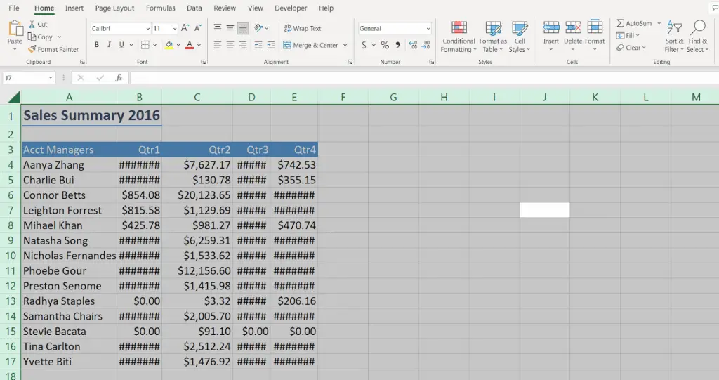How to distribute columns evenly in Excel | Analytics Empire How to distribute columns evenly in Excel | Analytics Empire